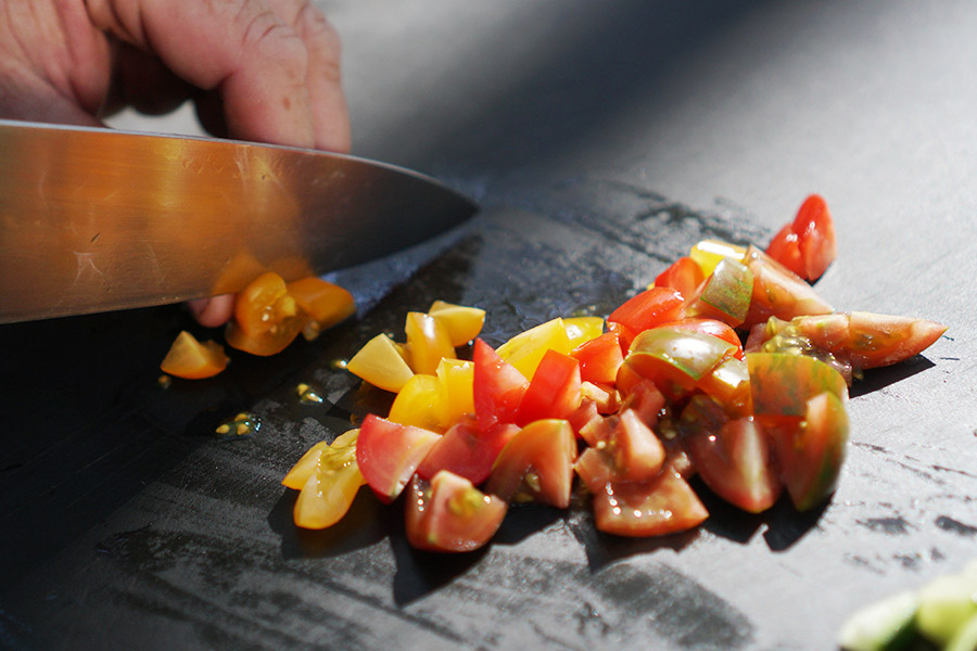 Dry Rub Lamb Leg Steak with Greek Salad | Snowys Blog