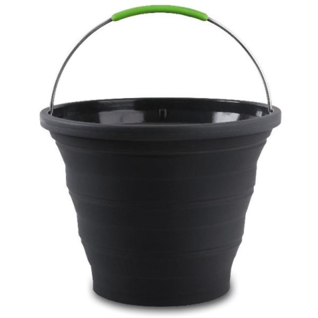 Companion Pop Up Silicone Bucket- Grey | Snowys Outdoors